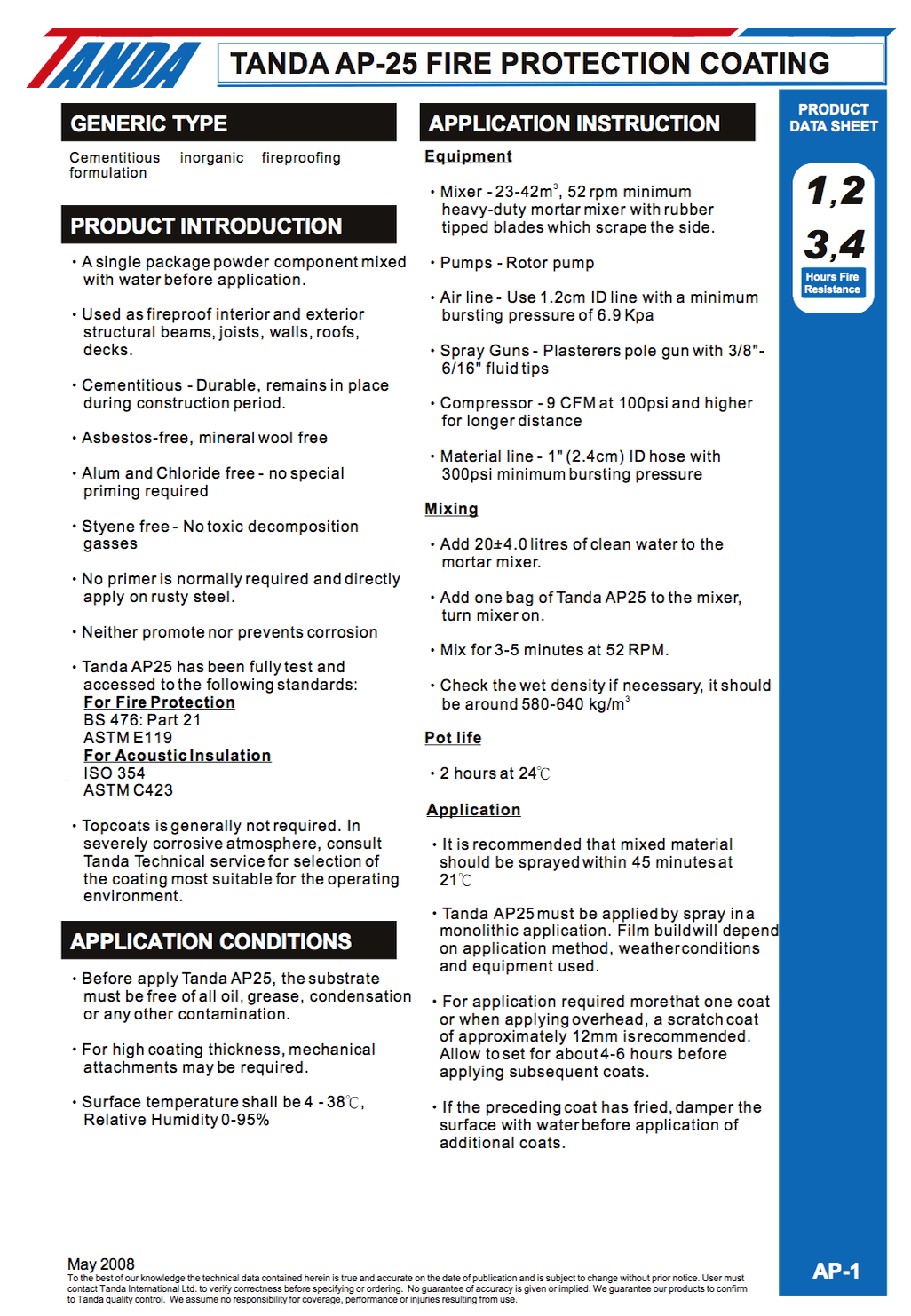 Acoustic Fireproofing Plaster